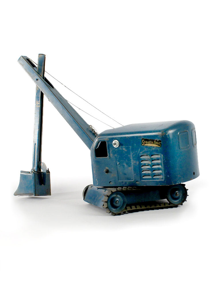 Collectible Toys - Structo Blue Steam Shovel Crane | I Crave Cars