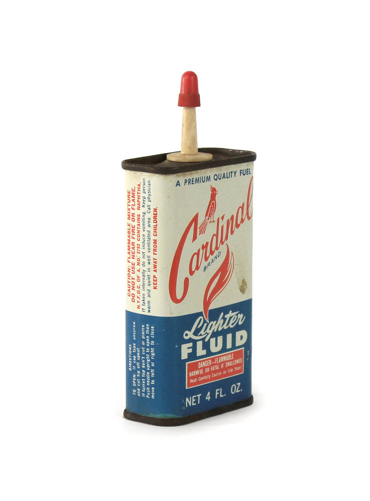 Vintage Oil Cans - Cardinal Lighter Fluid | I Crave Cars