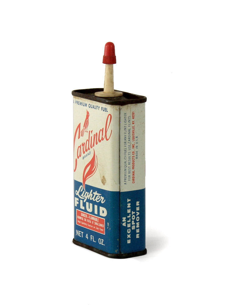 Vintage Oil Cans - Cardinal Lighter Fluid | I Crave Cars